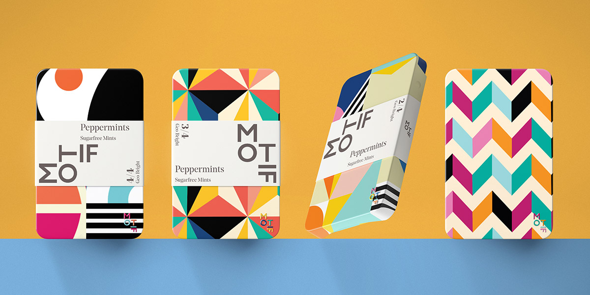 Motif Mint Tins - Live Wires Ltd - Cards, Gifts & Stationery