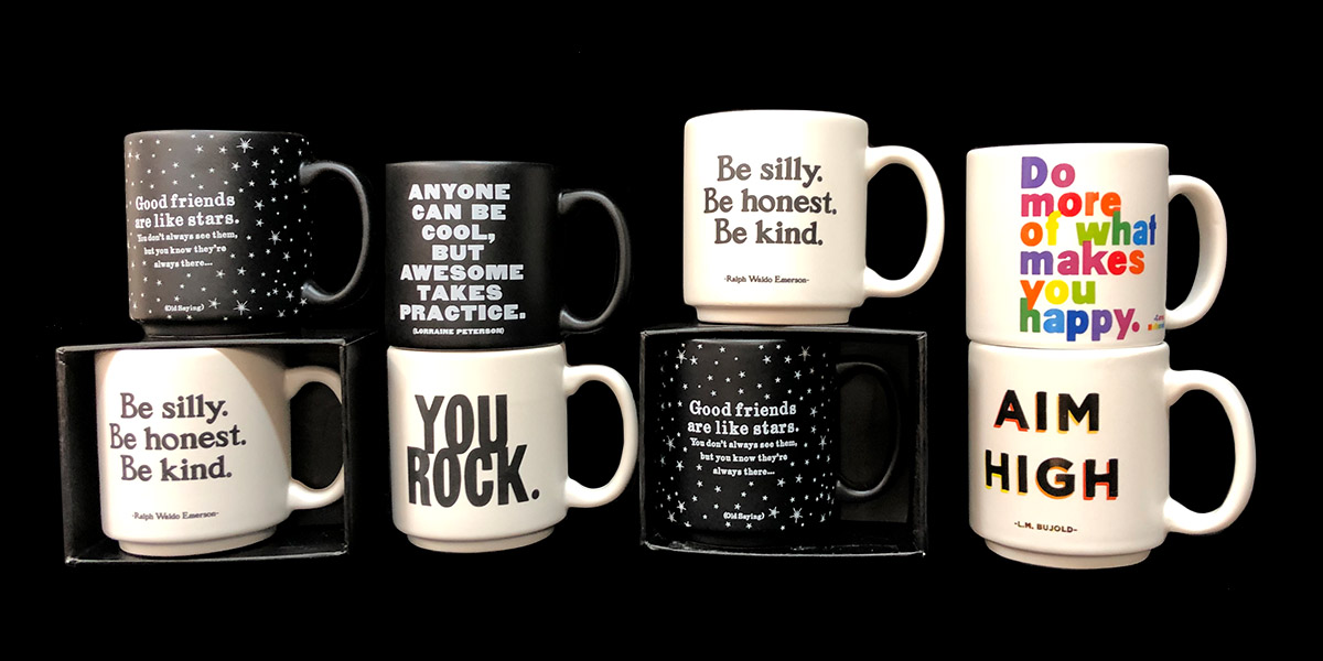 Cool new Mini Espresso Mugs from Quotable - Live Wires Ltd - Cards ...